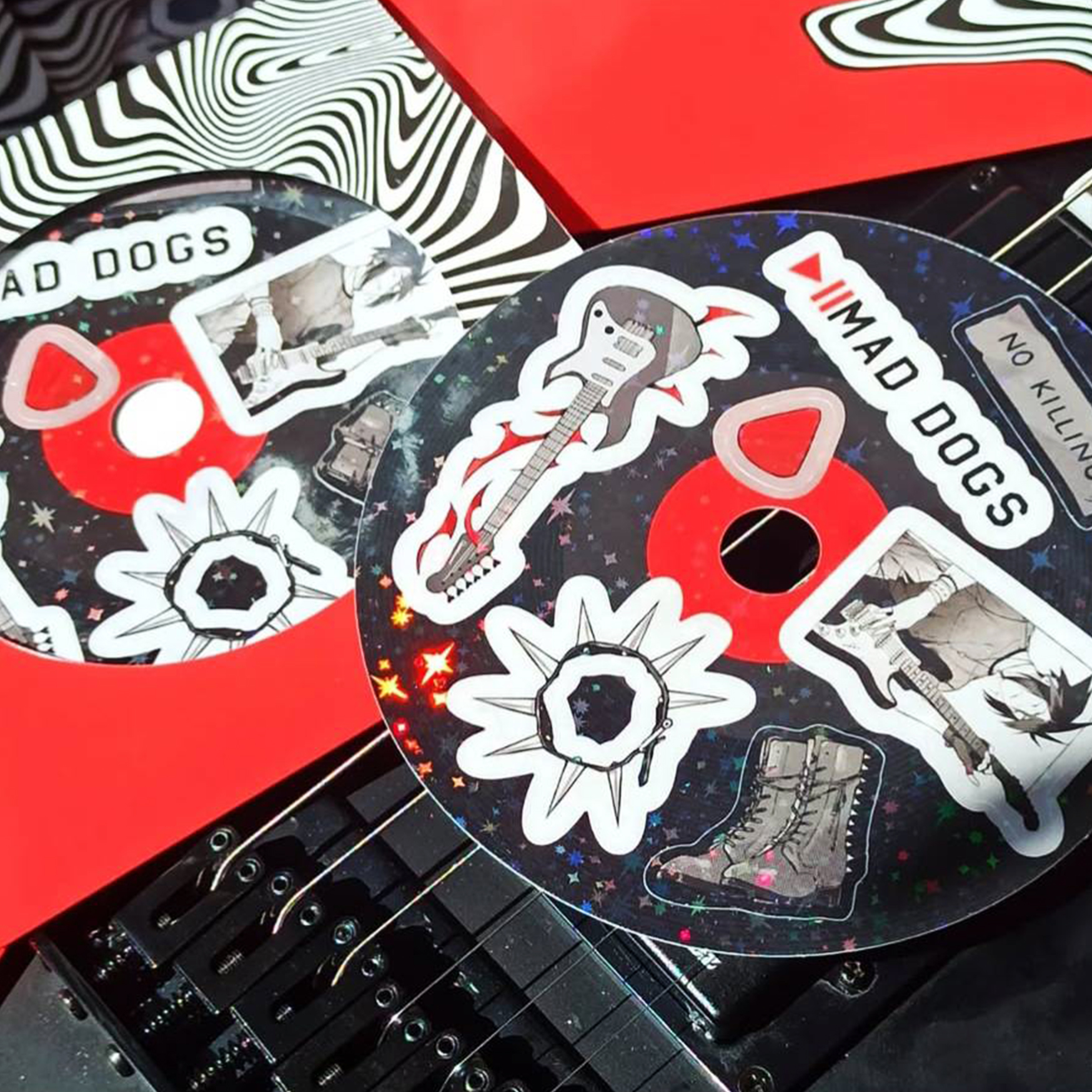 CD stickers – MAD DOGS